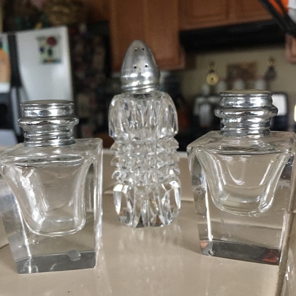 Dining | 3 Salt And Pepper Crystal | Poshmark